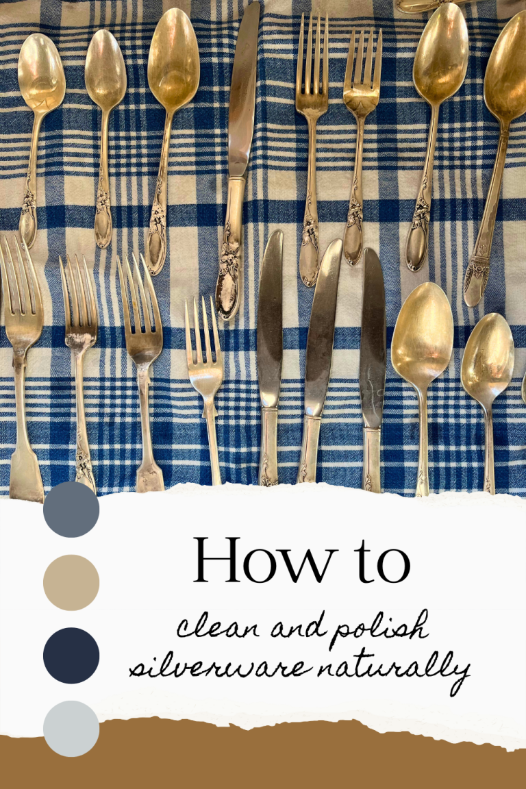 How to Clean and Polish Silverware Naturally - Mossy Meadow Homestead